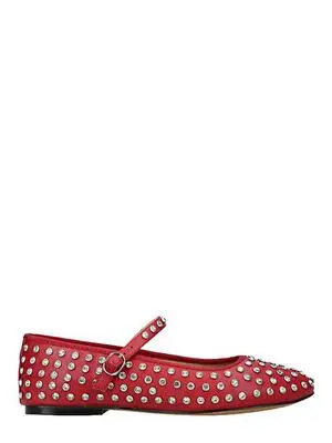 Steve Madden Faux-leather Mary Jane Flats - Red/other