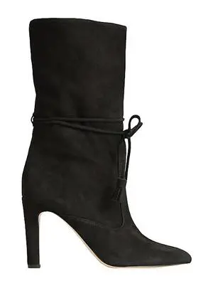 LK BENNETT Eliza Suede Heeled Ankle Boots - Bei-trench