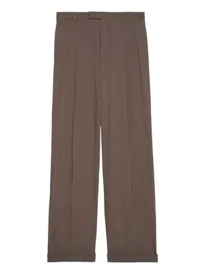 Gucci Wool Trousers - Brown