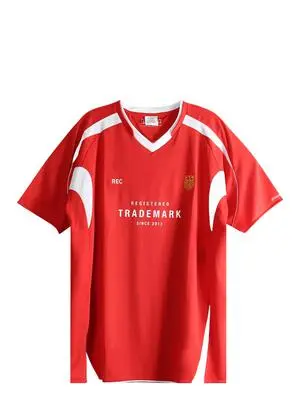 Vetements Trademark Football Jersey T-shirt - Red