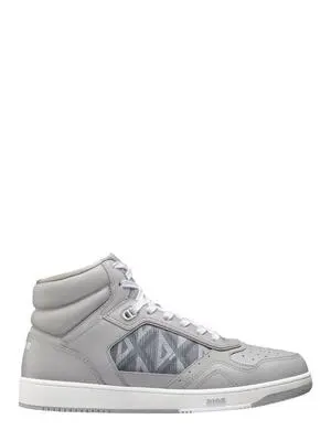 Dior B27 High 'cd Diamond' Sneakers - Grey