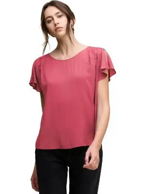 Velvet By Graham & Spencer Marcel Top - Red