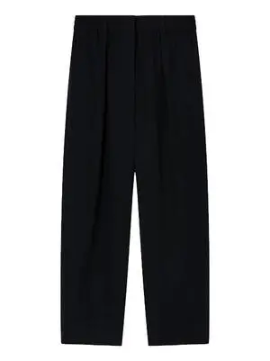 Giorgio Armani Technical-cady Straight Trousers - Black