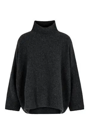 Giorgio Armani Cashmere Mock-neck Jumper - Black / White / Pink / Gray