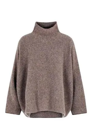 Giorgio Armani Cashmere Mock-neck Jumper - Brown
