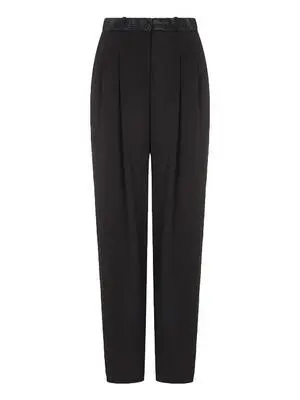 Giorgio Armani Georgette Trousers - Red