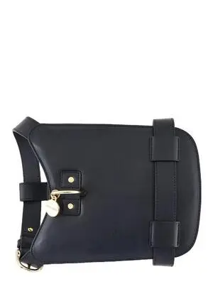 Giorgio Armani Poldo X Leather Harness - Navy