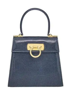 FERRAGAMO Iconic Top Handle Bag - Gold