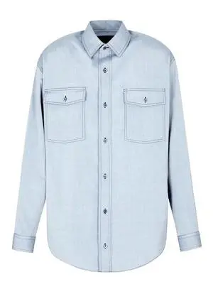 GIORGIO ARMANI Silk Canvas Shirt