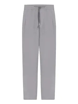 Giorgio Armani Silk Crêpe Trousers - Blue