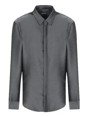 Giorgio Armani Silk Satin Shirt - Natural