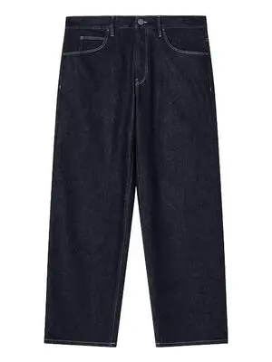 Giorgio Armani Cotton And Modal Five-pocket Trousers - Black