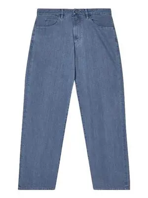 Giorgio Armani Cotton And Modal Five-pocket Trousers - Denim