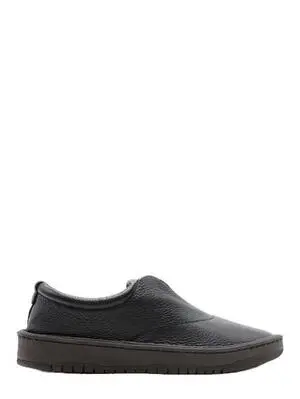Giorgio Armani Deerskin Slip-ons - Black
