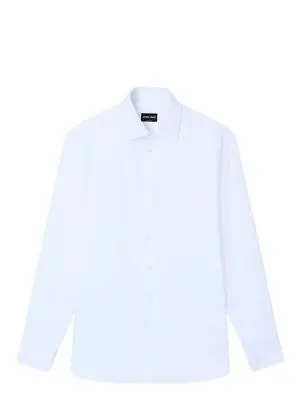 Giorgio Armani Regular-fit Luxury Cotton Shirt - White