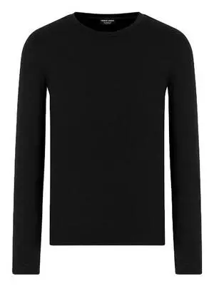 GIORGIO ARMANI Icon Cashmere Interlock Crew-Neck Jumper