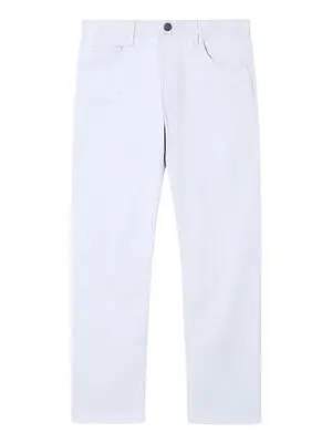 Giorgio Armani Regular-fit Five-pocket Stretch-cotton Trousers - Natural