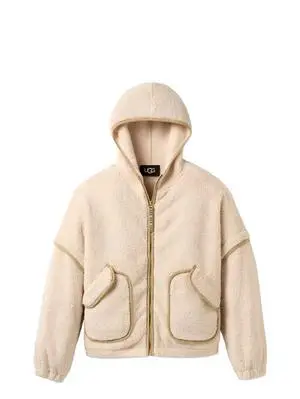 UGG Mariella Uggfluff Zip Hoodie - Cream