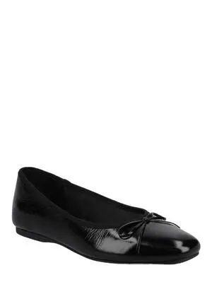 BIRDIES The Songbird Patent Leather Flat - Black Patent