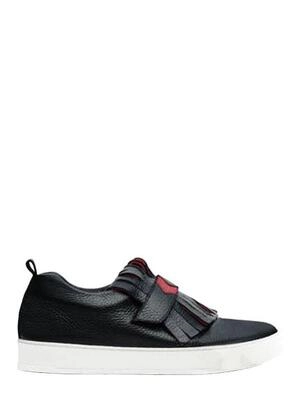 TIANNIA BARNES Tiannia Barnes Serena Slip-On Sneakers With Fringed Tassel Black