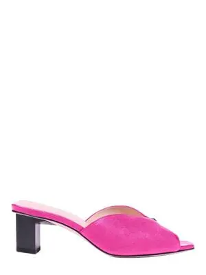 TIANNIA BARNES Tiffany Mule Sandals - Fuschia/pink