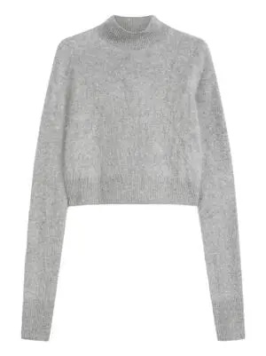 Max Mara Pure Cashmere Slim Fit Sweater - Medium Grey