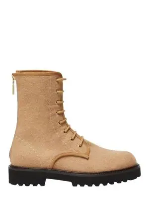 MAX MARA Water-Repellent Combat Boots