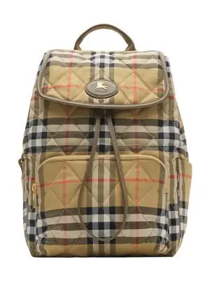 Burberry Horseshoe Backpack - Sand Beige