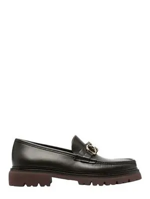 FERRAGAMO Ornament Slip-on Loafer - Green
