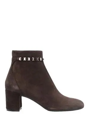 SALVATORE FERRAGAMO Ghila Suede Ankle Boots