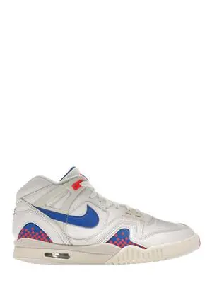 Nike Tech Challenge Ii Pixel Court Sneakers - White/royal Blue/laser Crimson