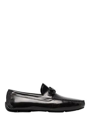 FERRAGAMO Paris Leather Loafers - Brown