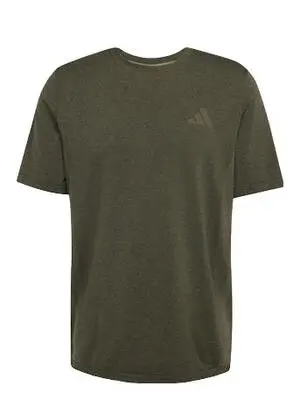 Adidas Train Essentials Structure Tee Shirt Olive Strata Grey Six