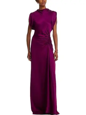 A.L.C. Nadia Ruched Gown - Jewel