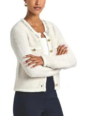 Derek Lam 10 Crosby Zaria Cardigan Jacket - Cream