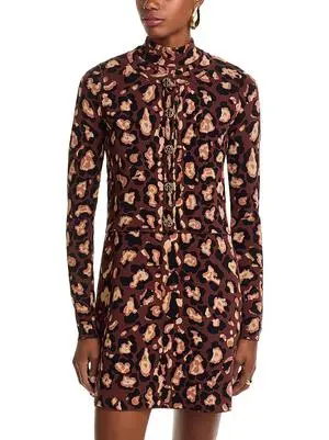Cara Cara Renada Cardigan - Painted Animal Brownn
