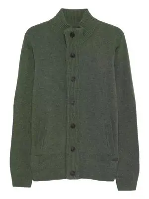 Barbour Wool Cardigan - Green