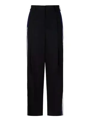 Marni Virgin Wool Straight-leg Trousers - Black