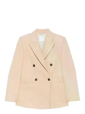 Eleventy Double-breasted Blazer - Neutrals