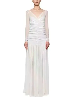 ATU BODY COUTURE Long-sleeve Maxi Dress - White