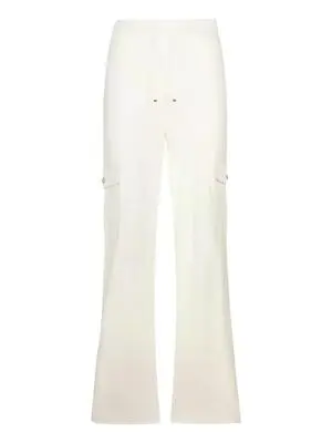 Liu Jo Elastic-waistband Cargo Trousers - White