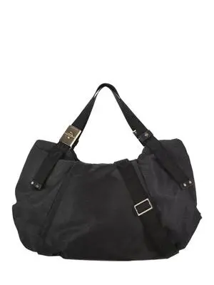 Borbonese Medium Fold Top Tote Bag - Black
