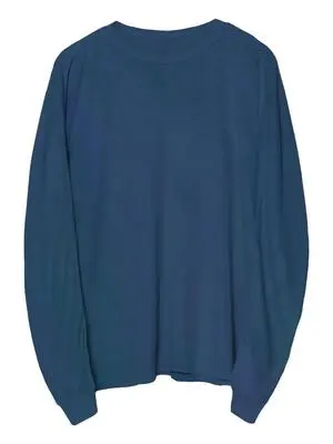 MAHARISHI Long-sleeve Organic-cotton T-shirt - Blue