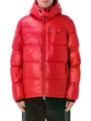 Polo Ralph Lauren Hooded Puffer Jacket - Red