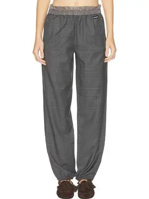 Miu Miu Wide-leg Pant - Ardesia