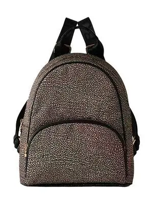 Borbonese Abstract-print Backpack - Neutrals