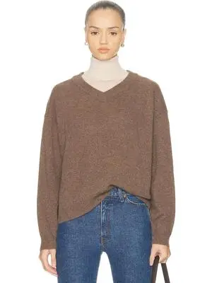 Staud Doris Cashmere Sweater - Truffle
