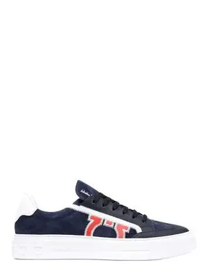 FERRAGAMO Borg 5 Low-top Sneakers - Blue