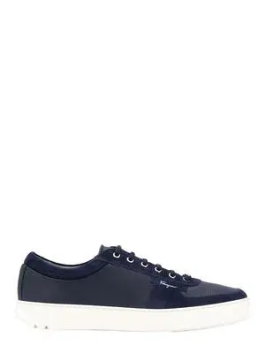 FERRAGAMO Leather Sneakers - Blue