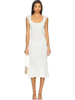 CAMILA COELHO Alda Midi Dress - Bone